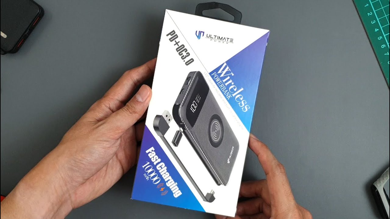 WR10 Pro Powerbank with Built in Cable - YouTube