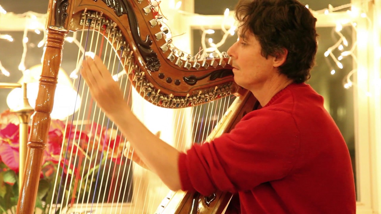 Harpist Nicolas Carter plays Sueno de Angelita - YouTube