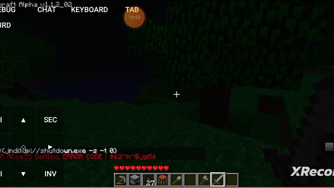 Minecraft alpha 1.1.2_02 - YouTube