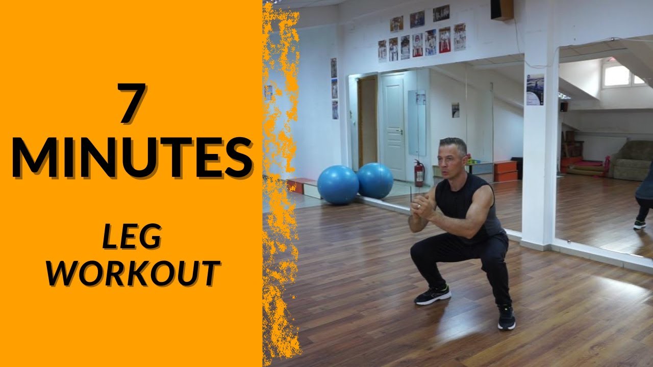 7 Minutes Leg Workout // No Equipment *Beginner Workout* (Follow Along ...