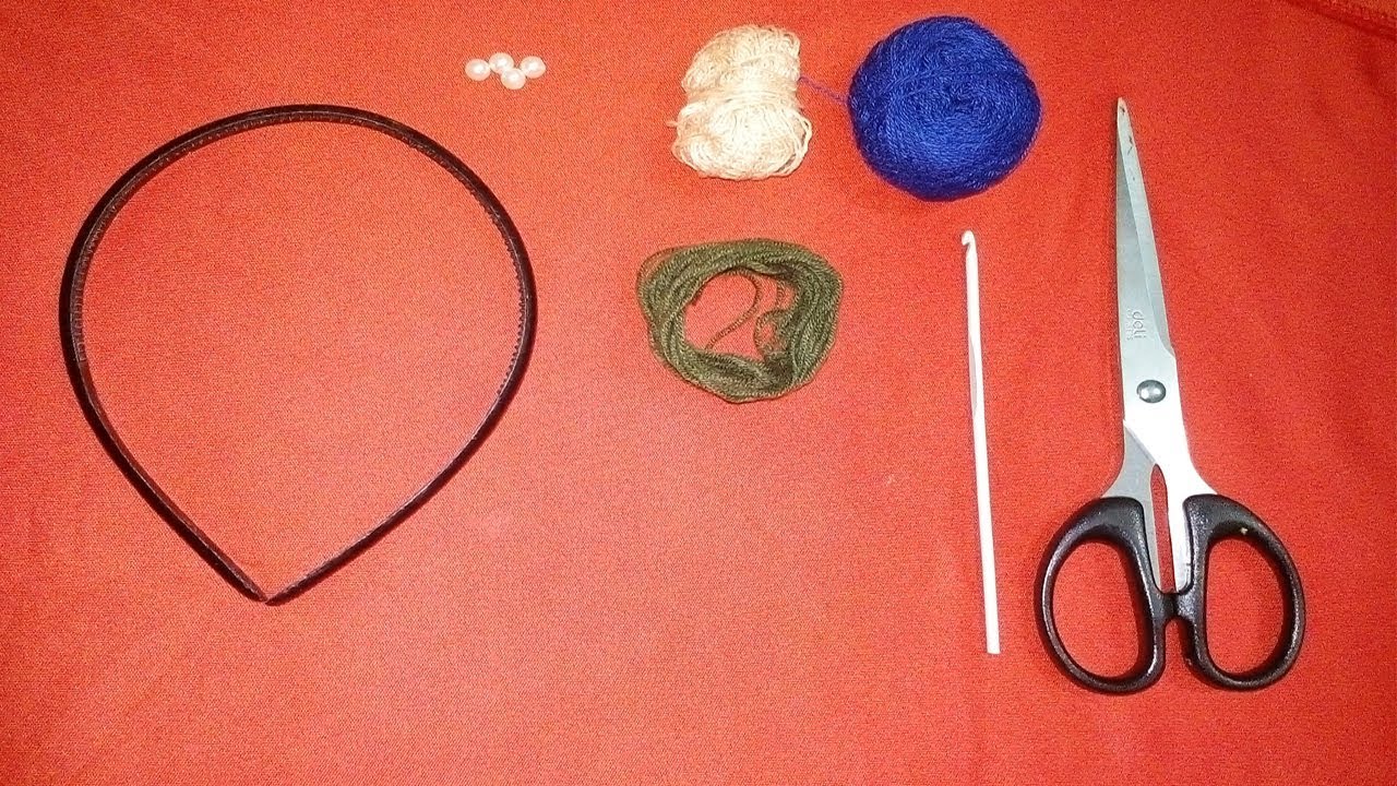 Recycling Waste hair band best out of waste Craft idea from Plastic ...