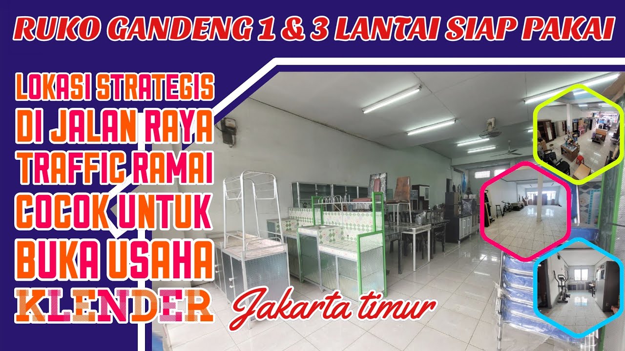 2 UNIT RUKO GANDENG BAGUS BUAT USAHA DEKET PASAR & TERMINAL | KLENDER ...