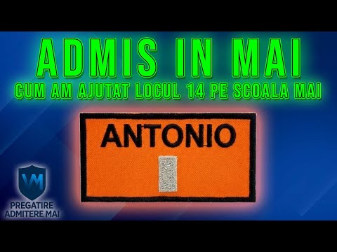 ADMIS in MAI - Cum am ajutat locul 14 pe scoala MAI?