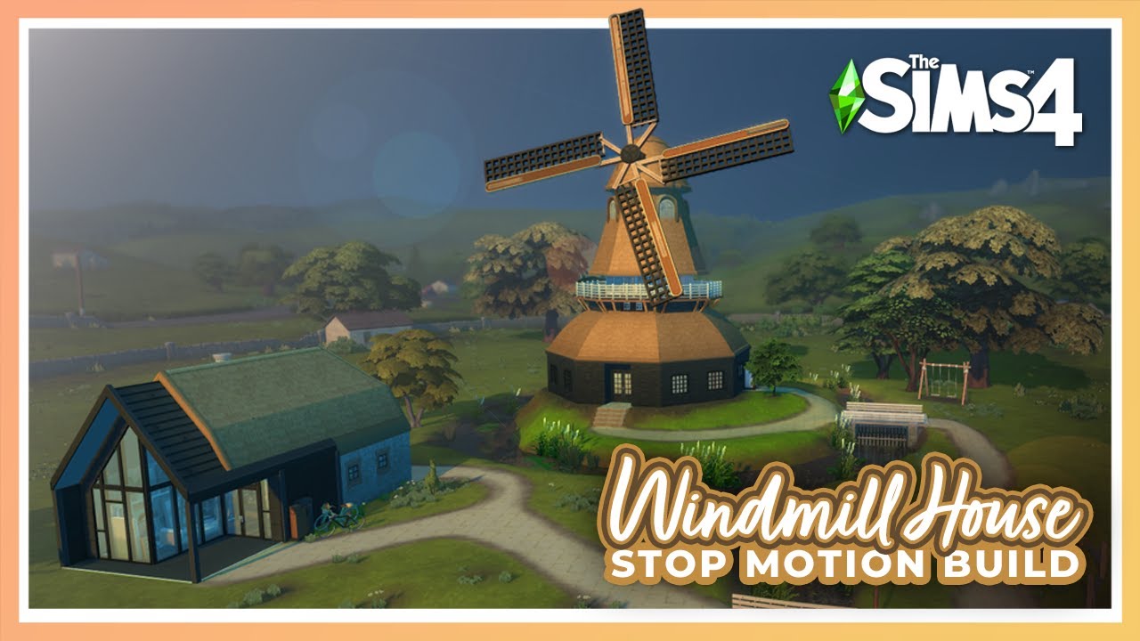 WINDMILL HOME 🌽 || Sims 4 Stop Motion (No CC) || Windmolen Huis - YouTube