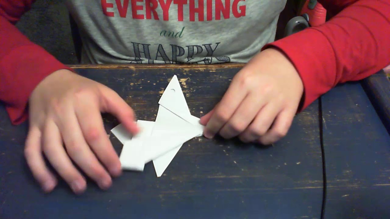 Origami F-35 Lightning/F-22 Raptor hybrid - YouTube