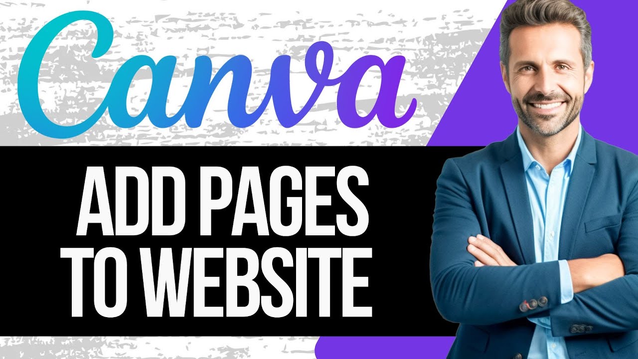 How to Add Pages to Canva Website | Add Page Tabs - YouTube
