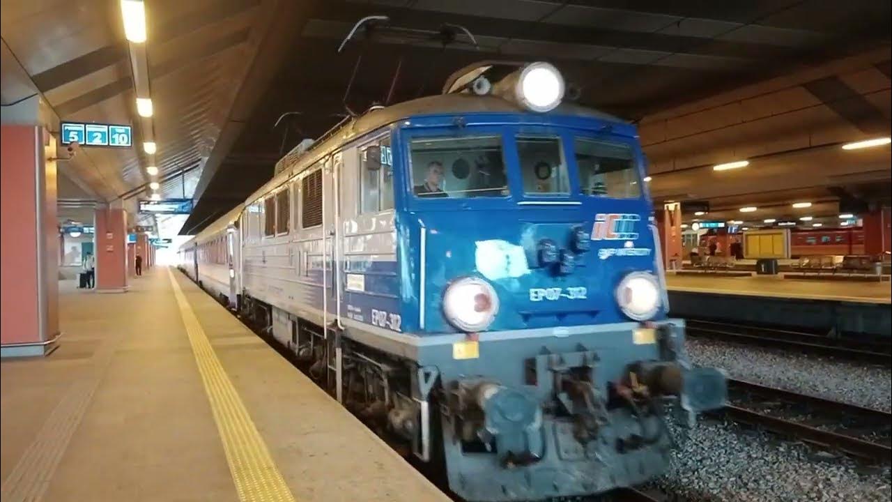 EP07-312 z IC MIECHOWITA do Piły Gł. odjeżdża ze stacji Kraków Gł. 30.11.2024 - YouTube