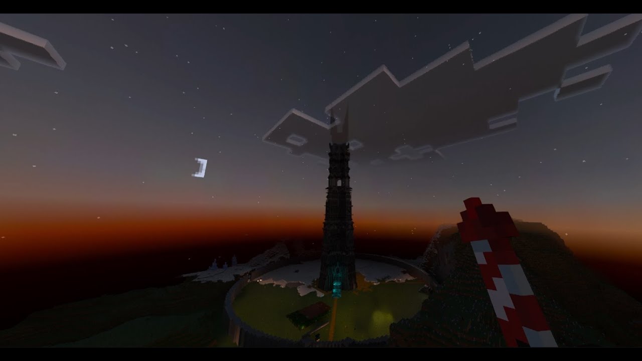 The Valley SMP : Orthanc Tower : Lord of the rings - YouTube