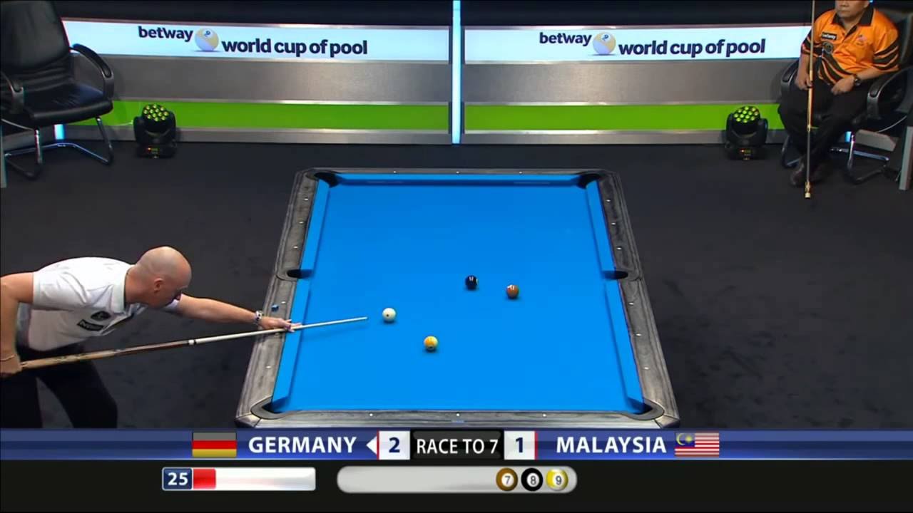 Germany vs Malaysia ᴴᴰ 2014 World Cup of Pool Round 1 - YouTube