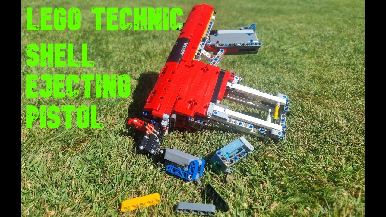 Lego Techinc shell ejecting pistol! +instruction - YouTube