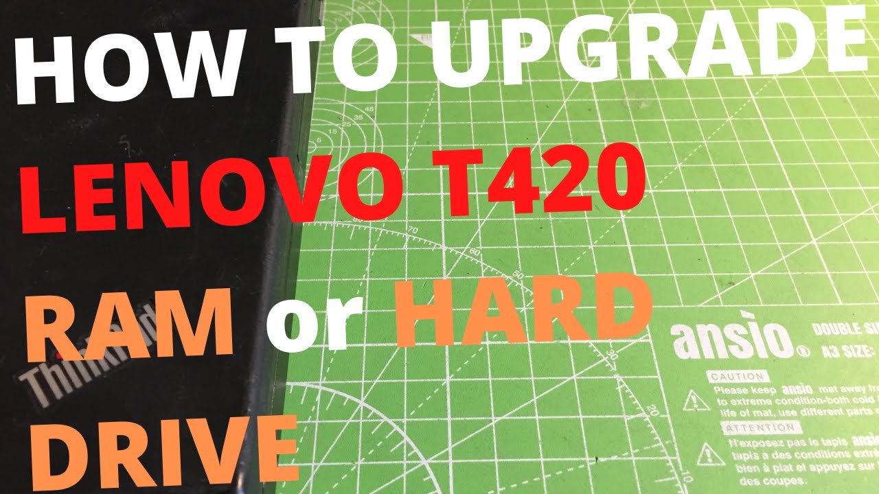 Lenovo T420 Laptop RAM + Hard Drive Location for UPGRADE or REPLACEMENT ...