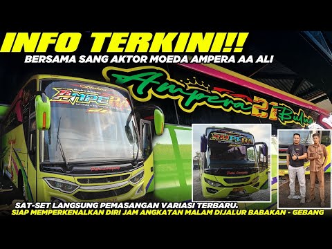 TERJAWAB SUDAH!! NEW AMPERA 21 KINI SUDAH RESMI PAKAI UNIT JETBUS3+ MILIK P.O PUTRI LURAGUNG SHAHIRA