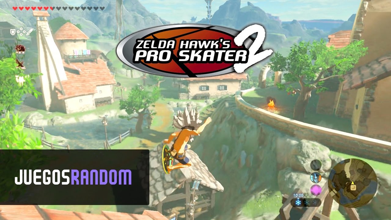 Zelda Hawk's Pro Skater - Breath of the wild - BOTW - YouTube