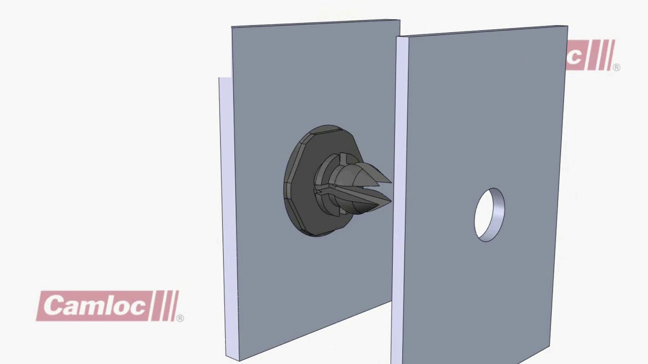 Camloc® Snap Fit Fastener - YouTube