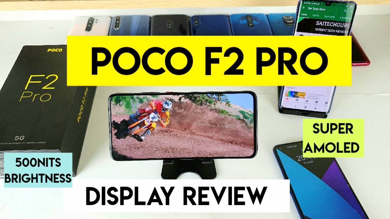 Poco f2 pro display super amoled review amazing display - YouTube