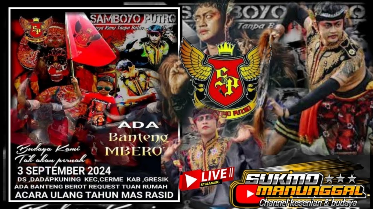 Live Ke-2 jaranan SAMBOYO PUTRO live in DS.Dadap Kuning Kec.Cerme ...