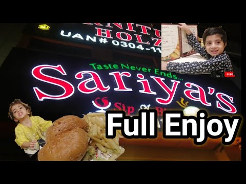 Ahmad & Mahnoor Enjoy Sariyas Burger Fries and Coca-Cola | Ahmed ...