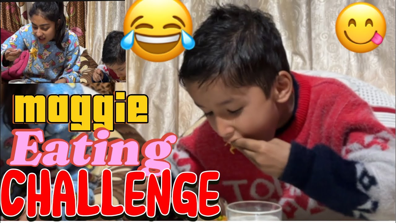 Spicy🔥Unlimited Maggie Eating Challenge Within30 sec | Golgappa Eating ...