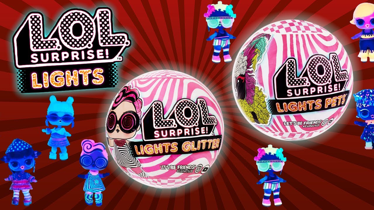 LOL Surprise Lights Series. Glitter and Pet Ball 🎭 - YouTube