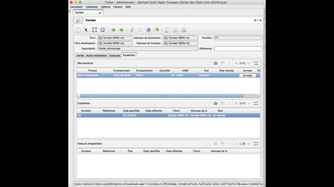 Tryton ERP: Gestion des Ventes - YouTube