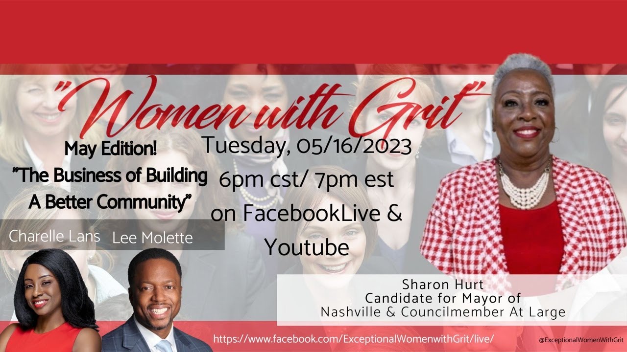 Women with Grit with Guest Sharon Hurt - YouTube