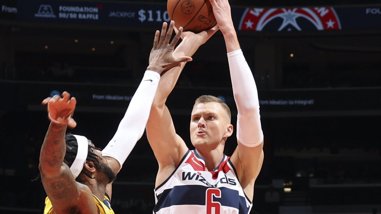 Kristaps Porzingis Makes Wizards Debut! 2021-22 NBA Season - YouTube