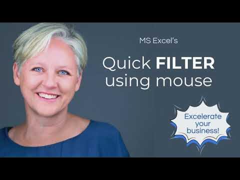 How to Quickly Filter Data by Cell Value in Excel | Excel Tips & Tricks - YouTube
