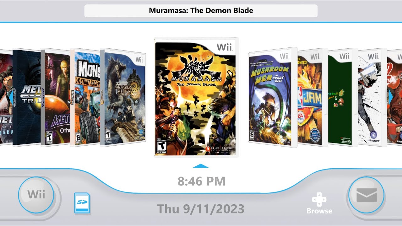 [Wii Demo] My LaunchBox's Classic Mini BigBox Theme demo - YouTube