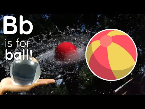 Teach B is for Ball Video Flashcard (Kindergarten/ESOL) - YouTube