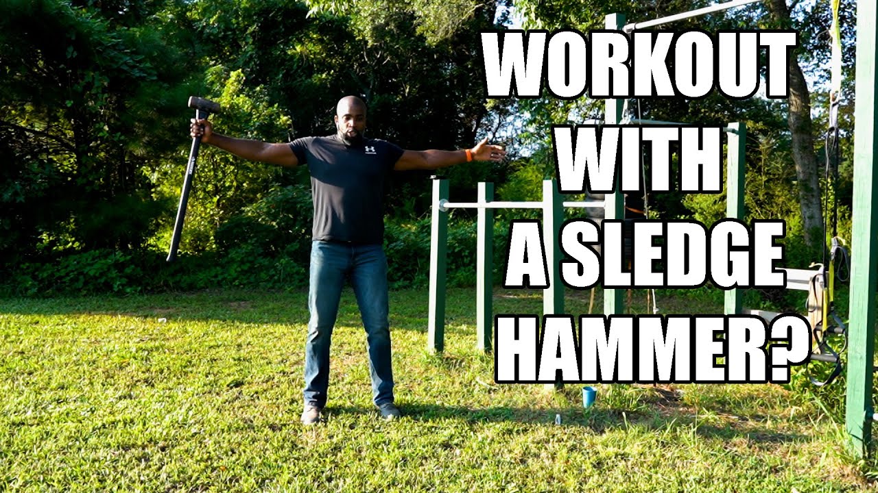 Thor Sledge Hammer Workout To Burn Fat And Increase Mobility - YouTube