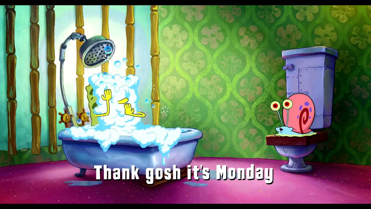 Spongebob Squarepants: Thank Gosh Its Monday - Full Video - YouTube