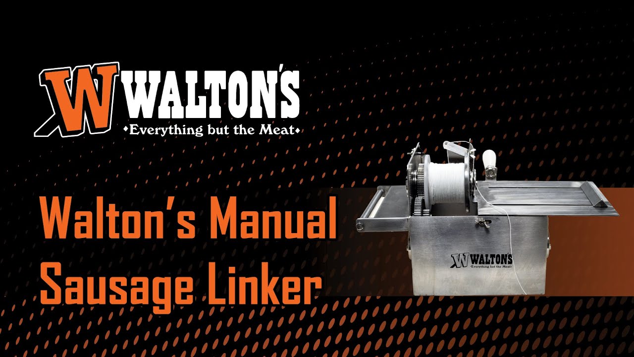 Walton’s Manual Sausage Linker | Make Perfect Sausage Links at Home ...