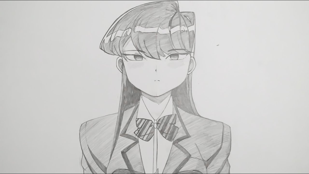 How to Draw Komi-san Easy [Komi can't communicate] - YouTube