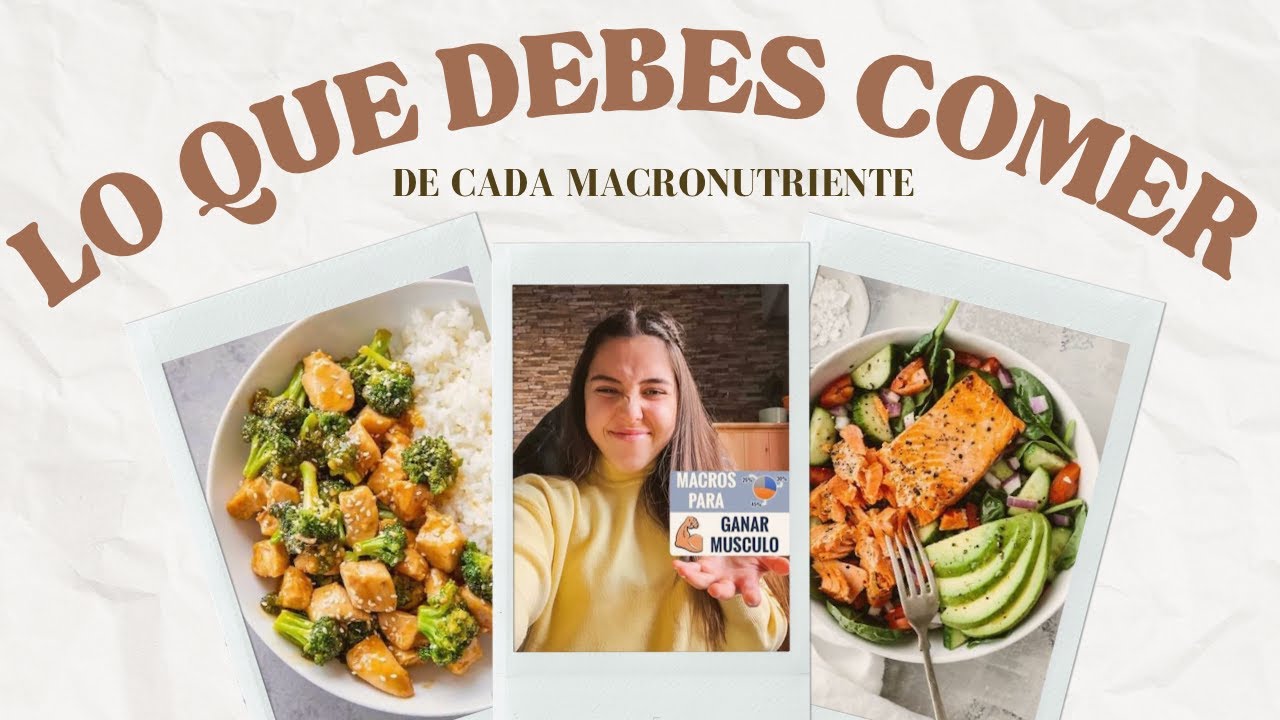 CALCULA TUS MACROS DESDE CERO! ¿Cuánto debo comer de proteínas, grasas y carbohidratos? - YouTube