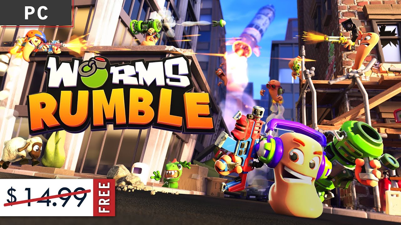 Worms Rumble Gameplay. Hurry to get the free key! - YouTube