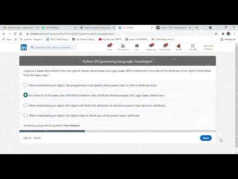 LinkedIn Python Assessment in 9 min | Python | IT - YouTube