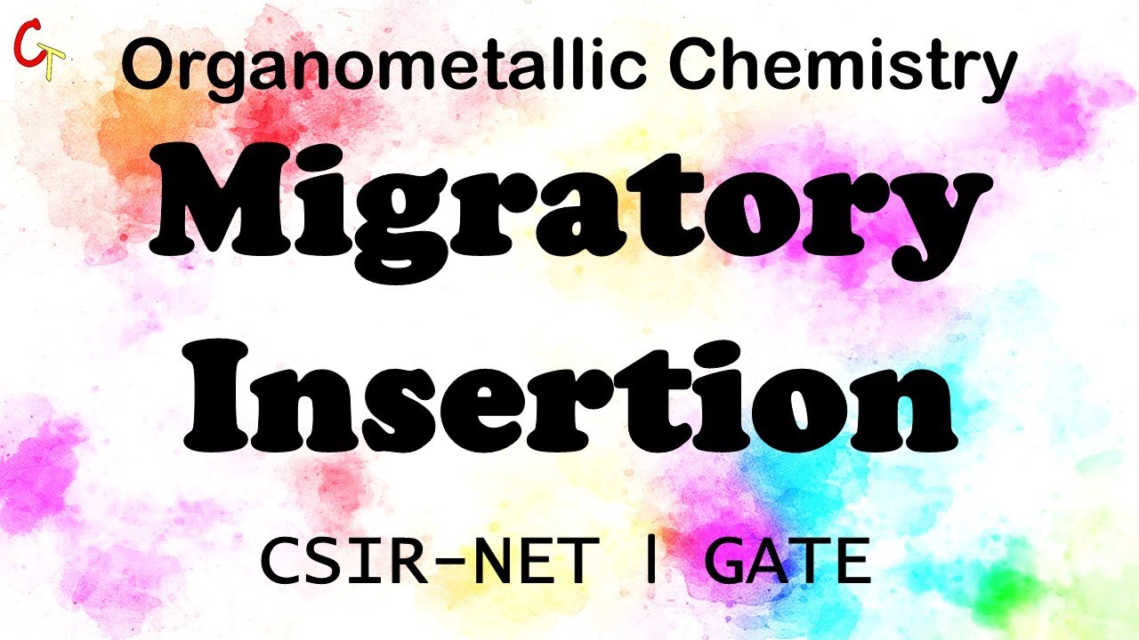 Migratory Insertion ll Organometallic Chemistry ll Chemtuber ll CSIR-NET ll GATE - YouTube