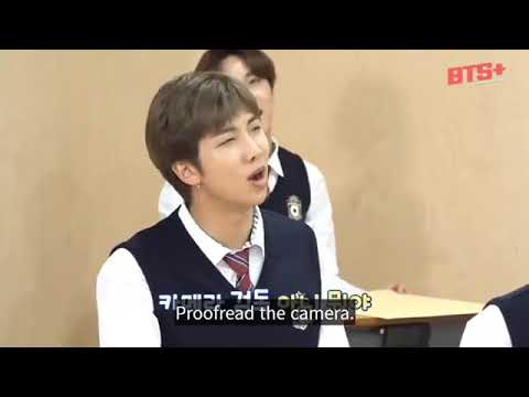 [Eng sub] Behind the Scene RUN BTS Episode 112 Suga reported namjoon to the teacher