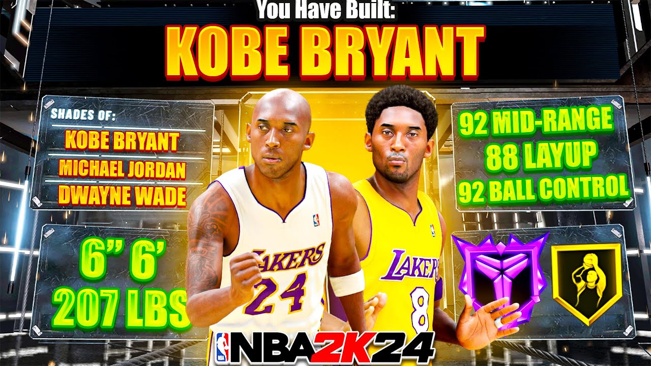This Kobe Bryant Build is UNGUARDABLE in NBA 2K24... - YouTube