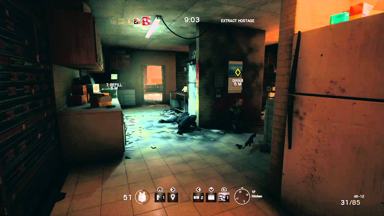 Rainbow Six Siege How To Clear A Room - YouTube