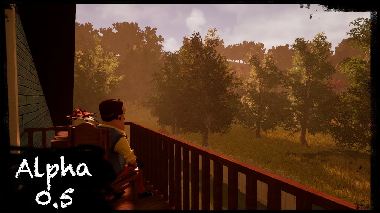 HELLO NEIGHBOR MOD KIT - ALPHA 0.5 HOUSE [MIX ART] - YouTube