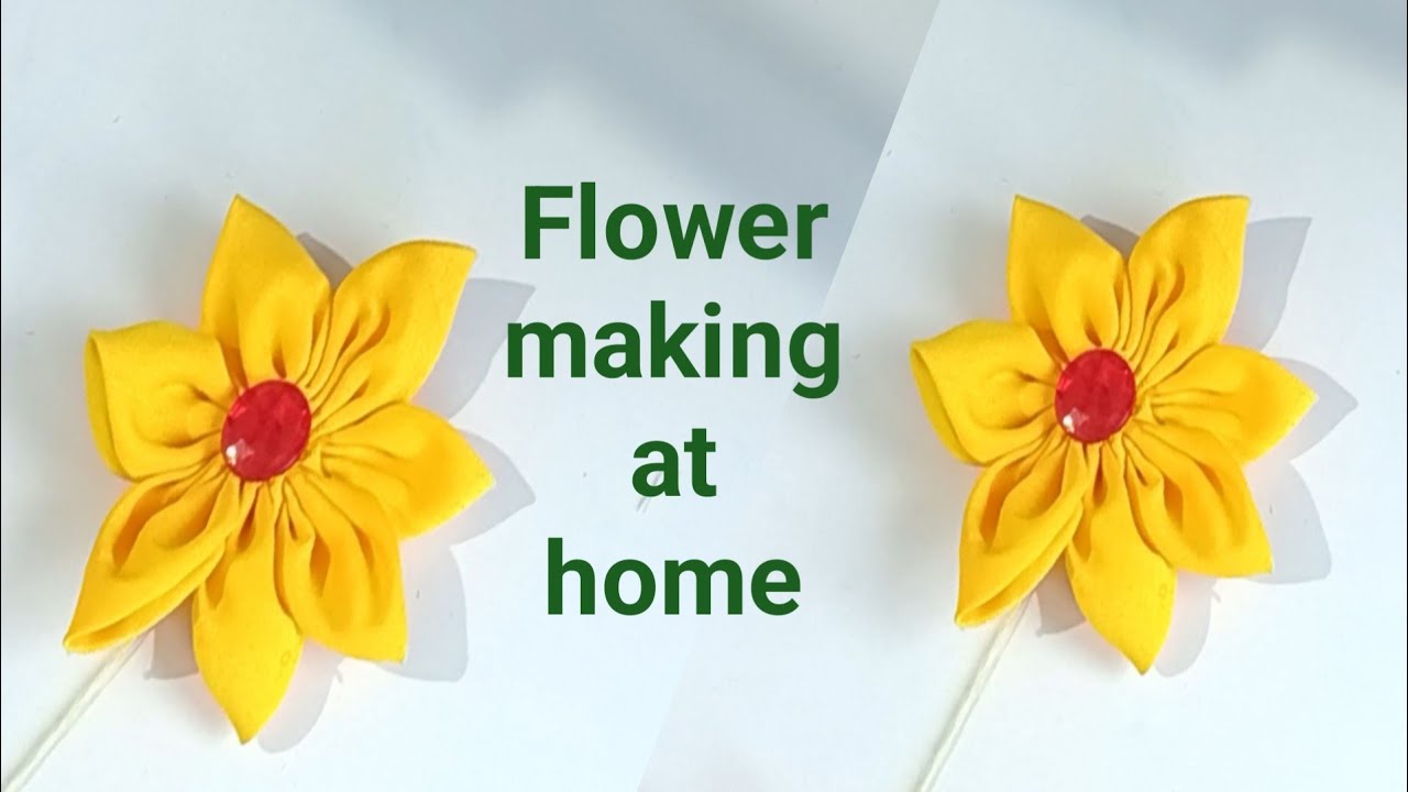 The Art of DIY Fabric Flowers: A Creative Guide - YouTube