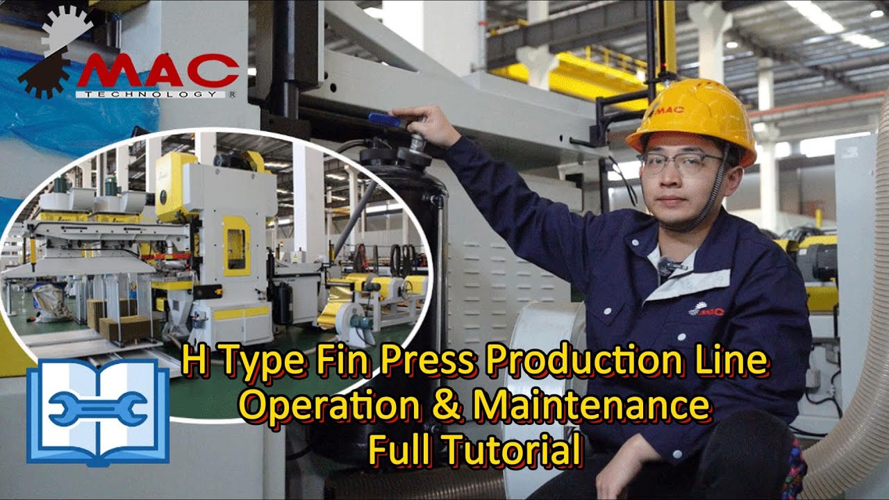 「H-Type Fin Press Line」Full Tutorial: First Time Foil Loading ...