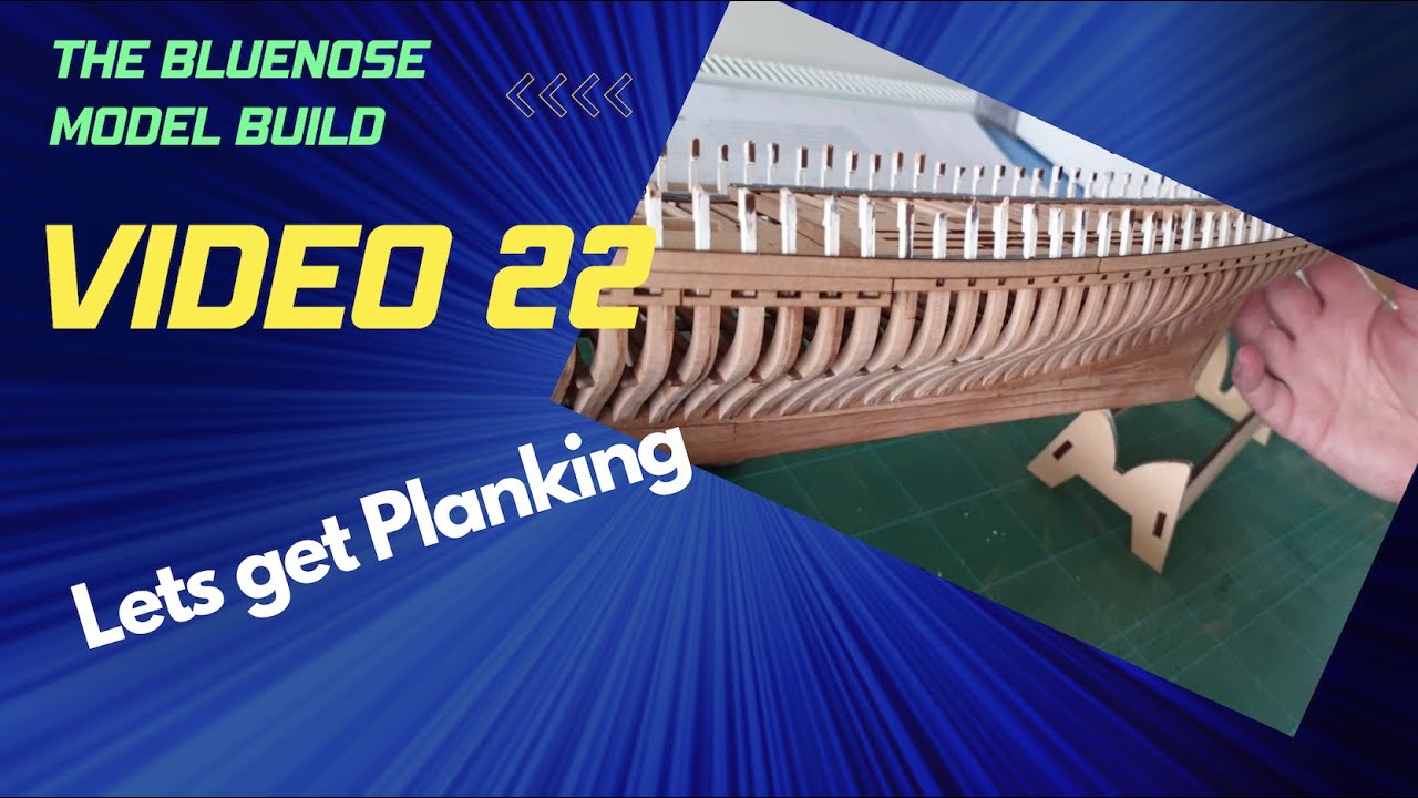Bluenose Model Ship Build Video 22 - YouTube
