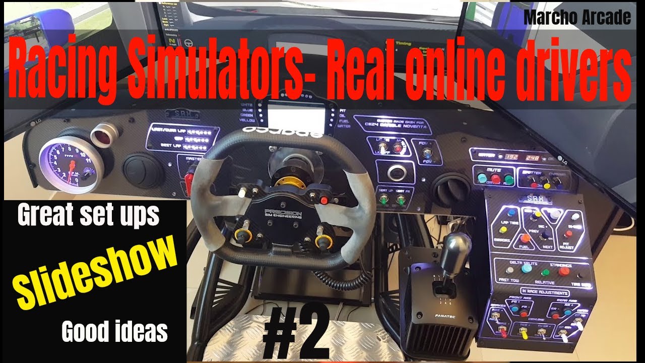 Racing Simulators - part 2 - from Real online racers - YouTube