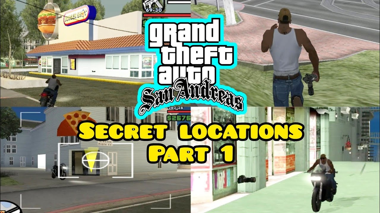Secret Locations in GTA San Andreas - Cameras in San fierro - YouTube