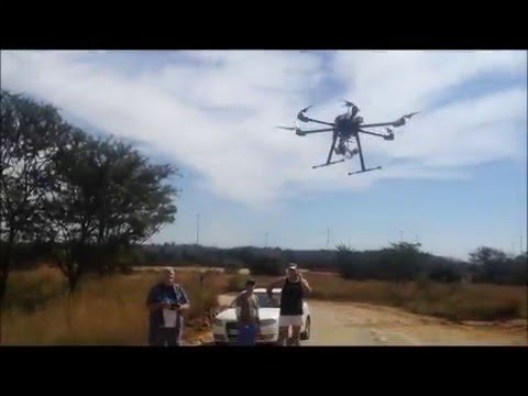 Drone R6 Spider Flight 1 - YouTube