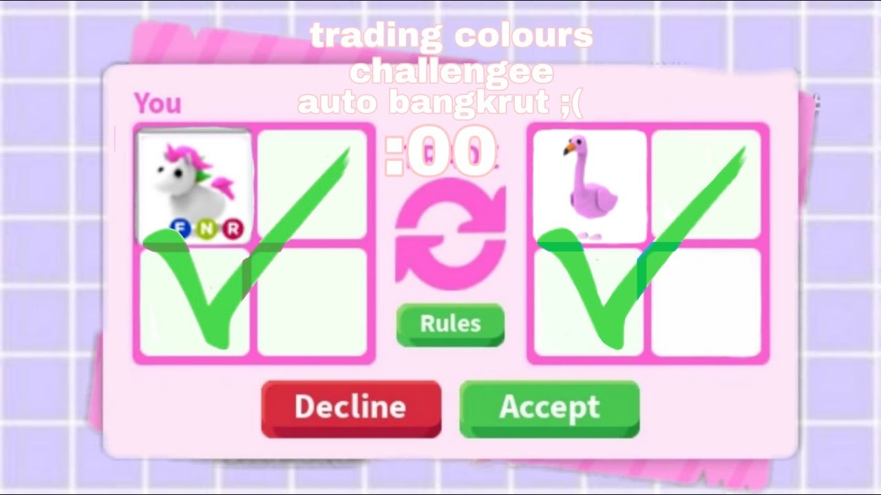 Trading colours challenge🎉||roblox adopt me||special 40k - YouTube