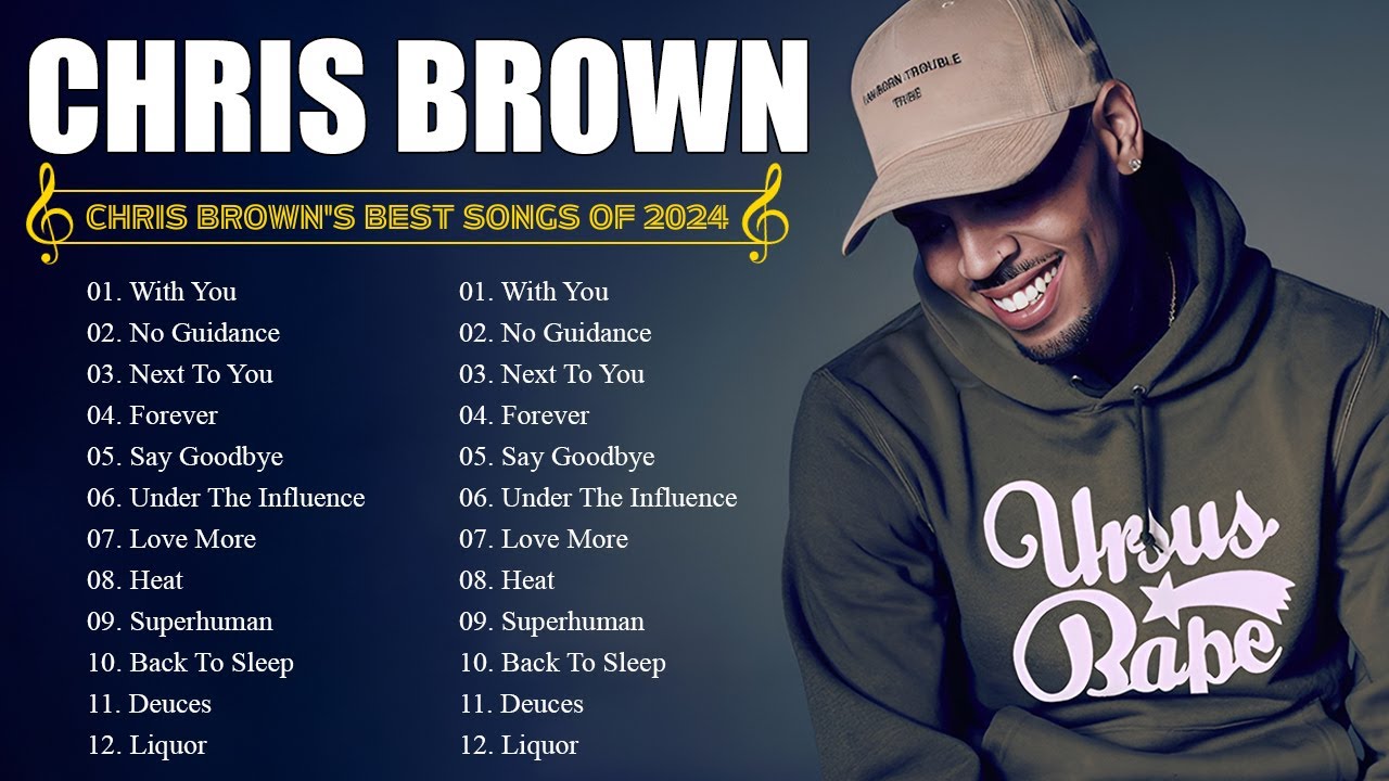 CHRIS BROWN Greatest Hits Full Album 2024 - CHRIS BROWN Best Songs ...
