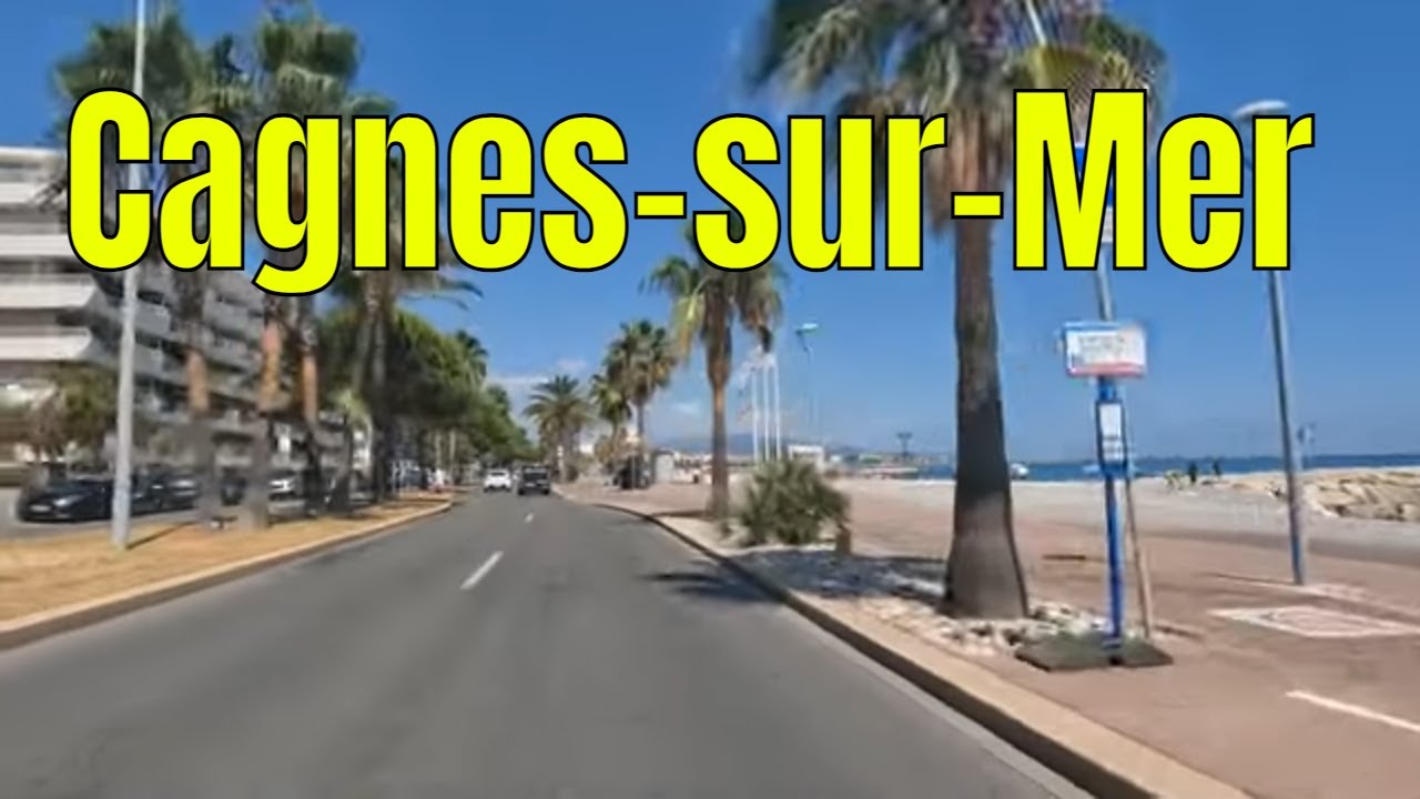 Cagnes-sur-Mer - Driving- French region - YouTube